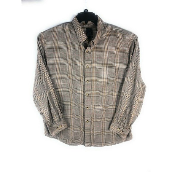 Arrow | Shirts | Arrow Mens Long Sleeve Button Extra Large Shirt Brown ...